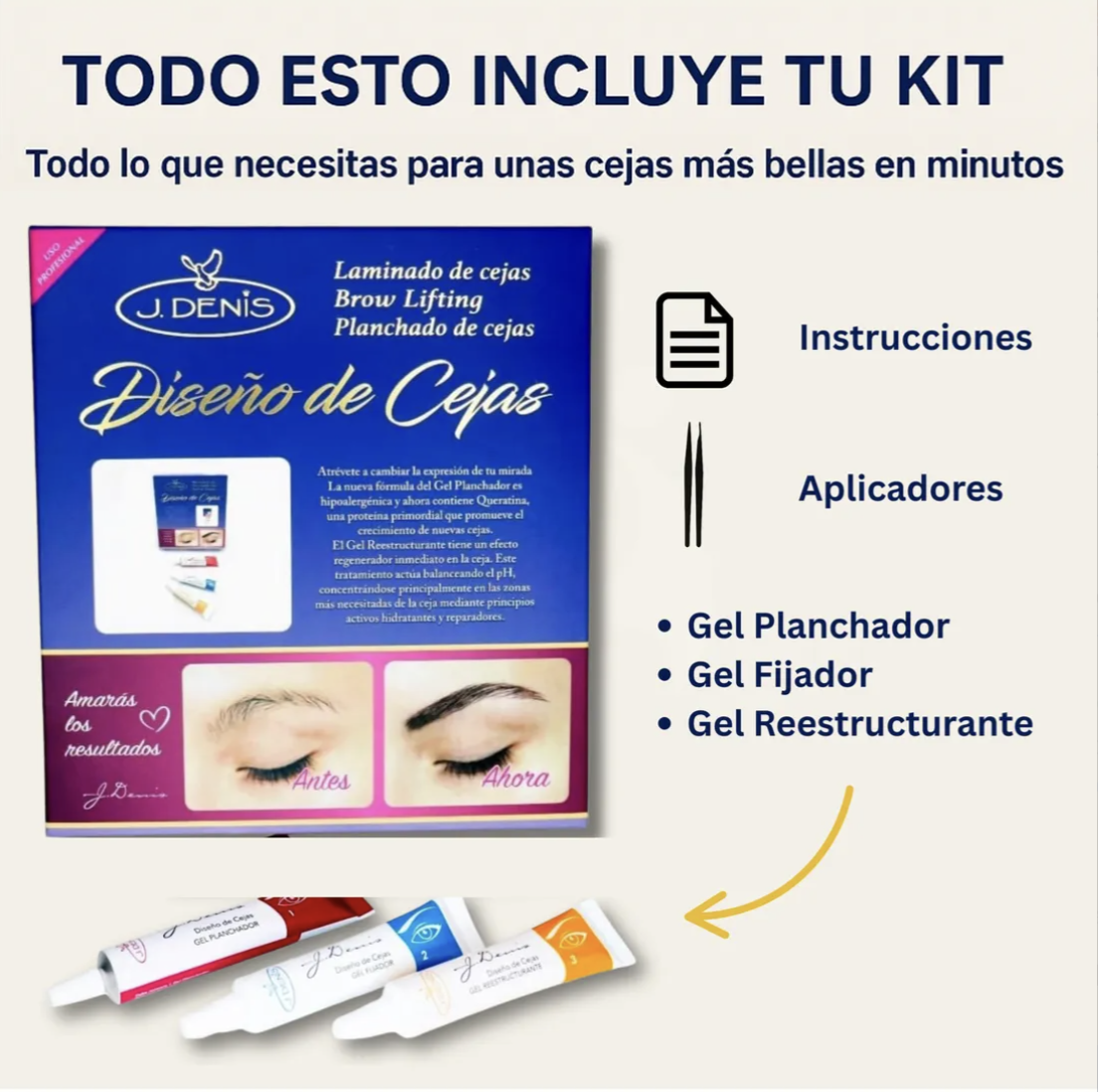 Kit De Laminado De Cejas J Denis